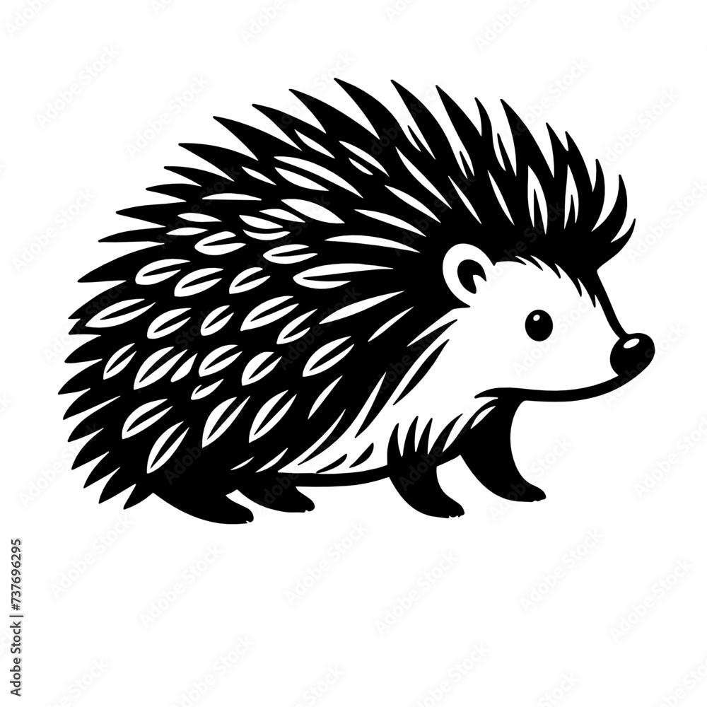 Vetor de Cute Hedgehog , Hedgehog Svg, Hedgehog Cut File, Hedgehog ...