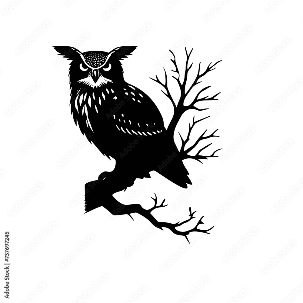 Owl, Owl Svg, Owl Vector, Owl Eyes Svg, Owl Cut File, Owls silhouette ...