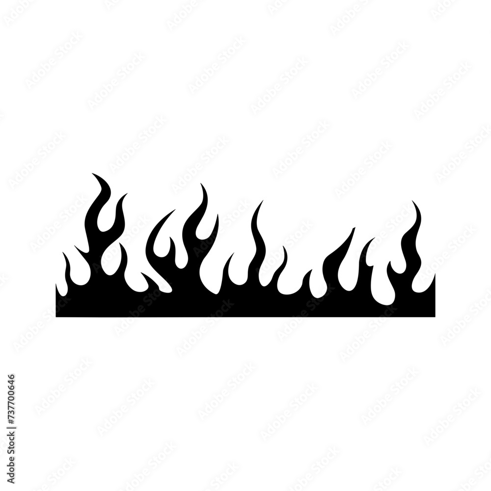 Vetor de Fire Flame, Fire Flame Svg, Fire Clipart, Fire Flame Cut File ...