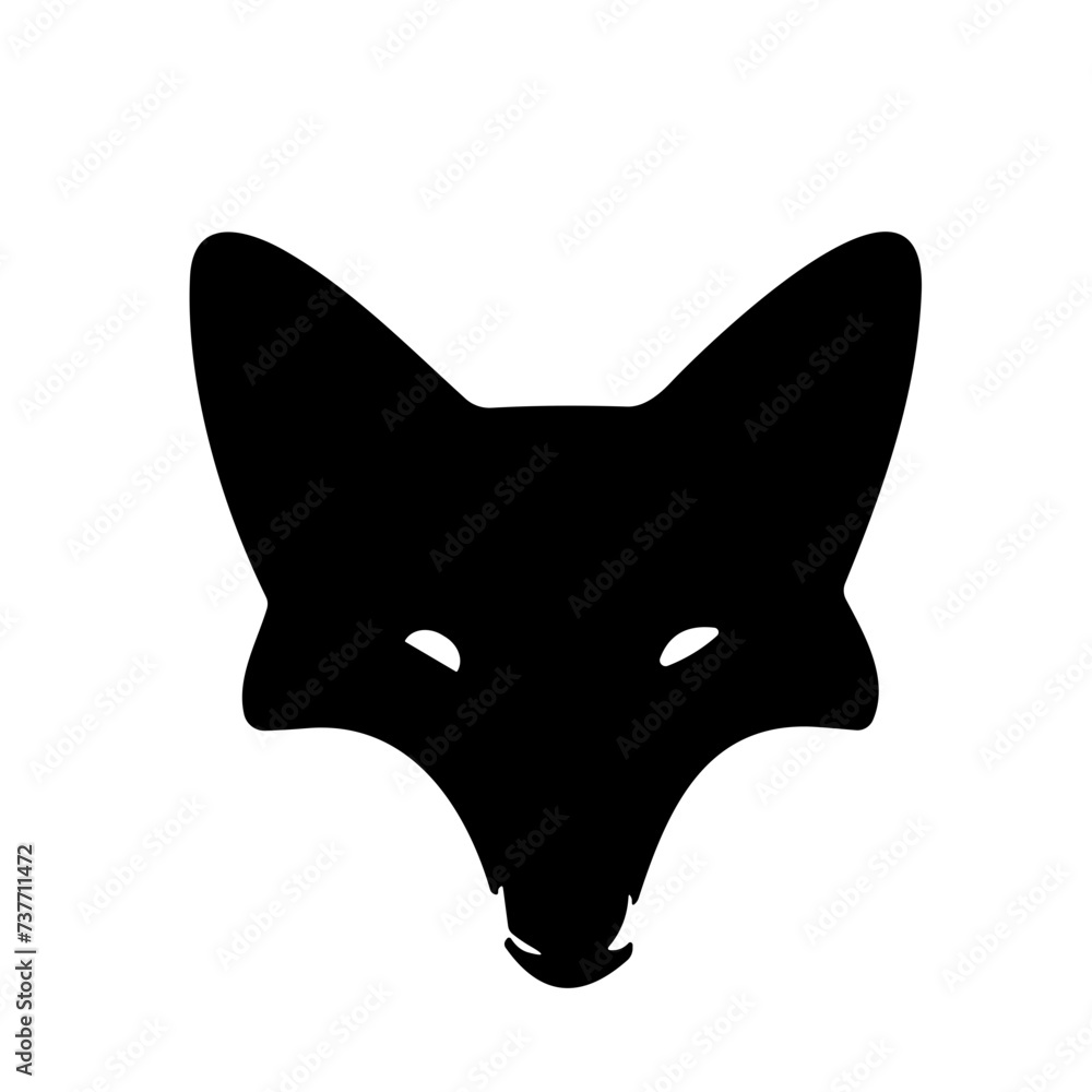 Vetor de Fox, Fox Face, Fox Head, Fox Silhouette, Fox Svg, Fox Png ...