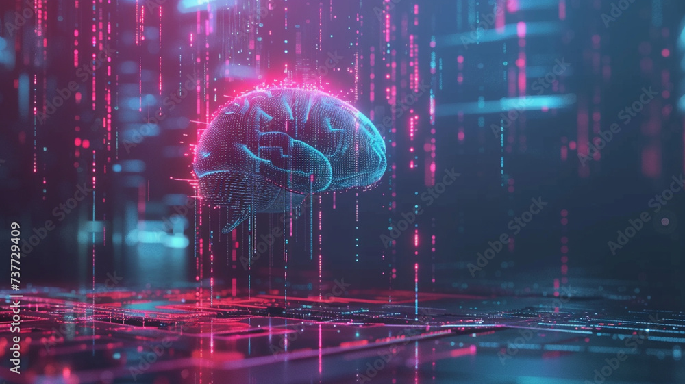 AI (Artificial Intelligence) Digital technology and Edge Computing, cloud computing, compute ...