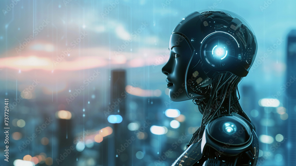 AI (Artificial Intelligence) Digital technology and Edge Computing, cloud computing, compute ...