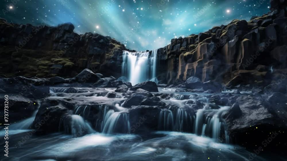 Vidéo Stock beautiful nature background. a breathtaking ...