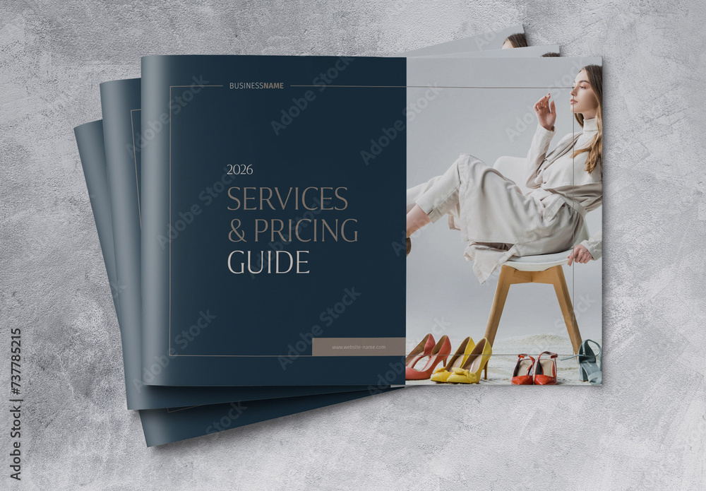 Services and Pricing Guide Brochure Landscape Design Stock Template ...