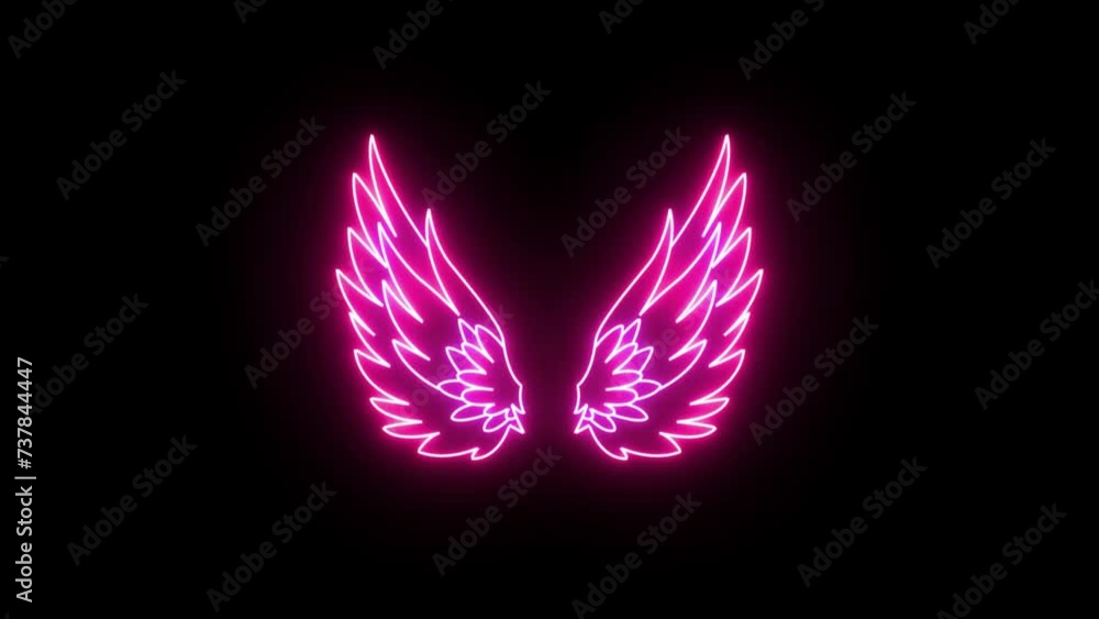 Vidéo Stock Angel wings green screen pack of three video , flying wings ...
