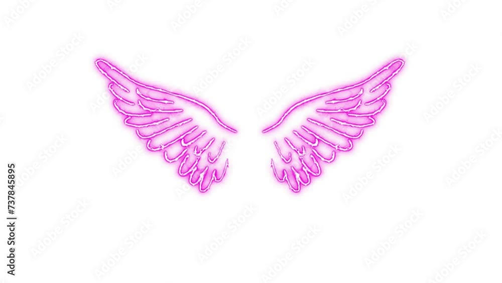 Angel wings green screen pack of three video , flying wings green ...