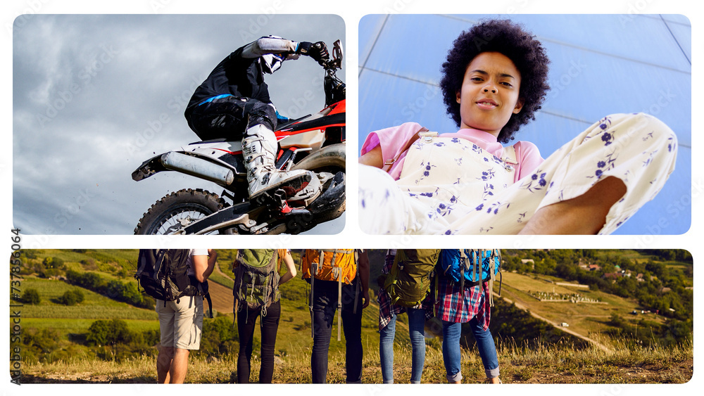 Split screens transitions 3 frame Stock Template | Adobe Stock