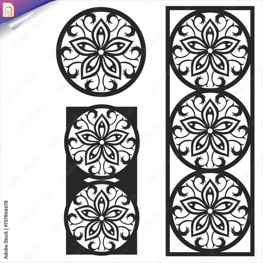 Inspiring Jali Design Ideas with Intricate Laser Cut Patterns Stock ...