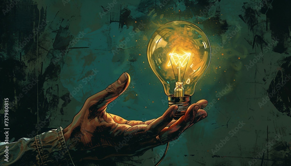 Eureka Moment, Illustrate a eureka moment with an image of arm fingers ...