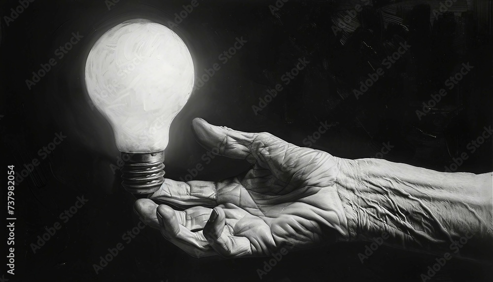 Eureka Moment, Illustrate a eureka moment with an image of arm fingers ...