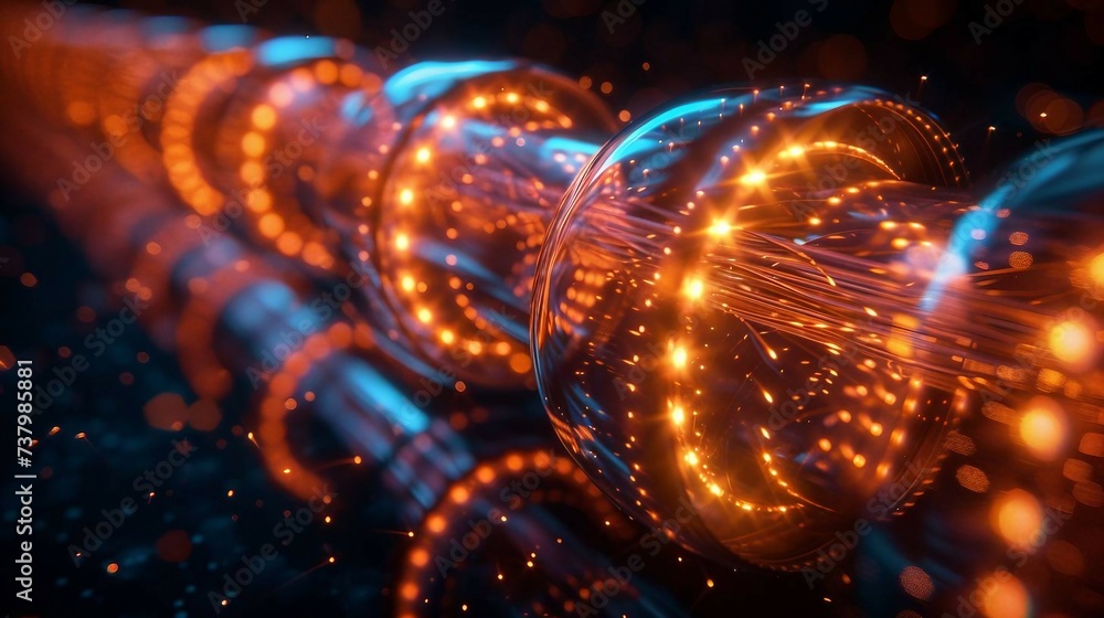 Fiber optic cables, represent the evolution of internet technology ...