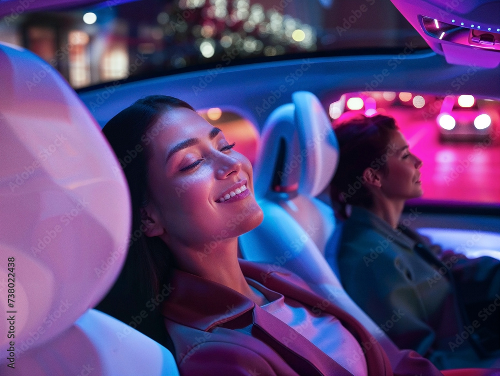 Driverless car. AI Artificial Intelligence for Automatic Driving ...