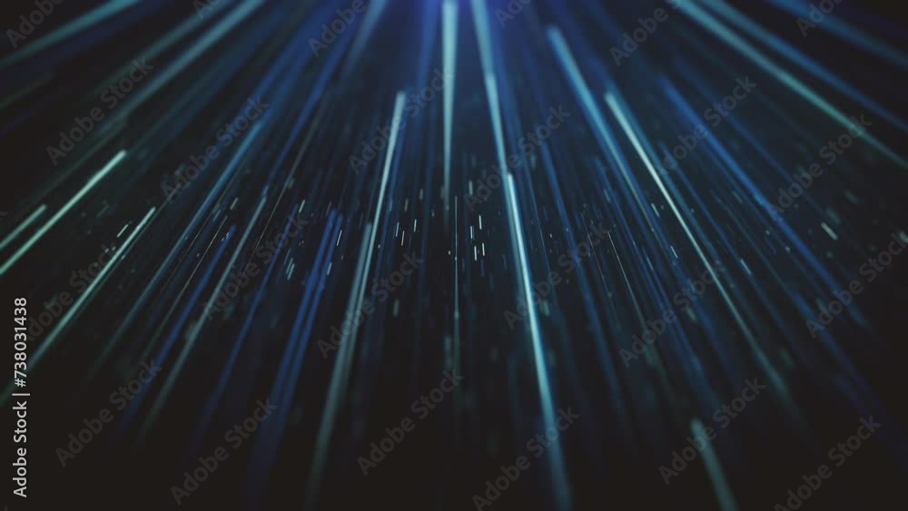 Futuristic Big Data Streaming Background/ 4k animation of an abstract ...