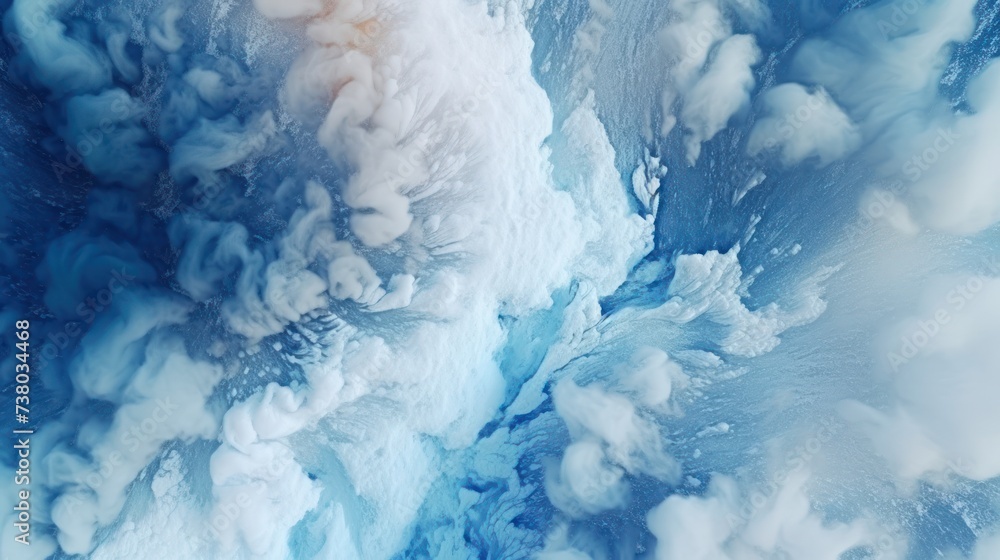 the signature of the wind, abstract photographs of the frozen regions ...