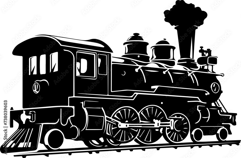 Vetor do Stock: Train SVG, Steam Engine SVG, Engine SVG, Train Clipart ...