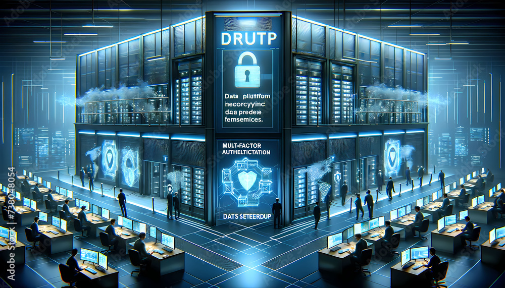 A secure data platform facility, fortified with the latest in ...