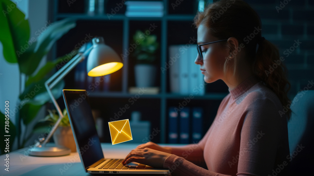 Blocking spam e-mail, warning pop-up for phishing mail, network ...