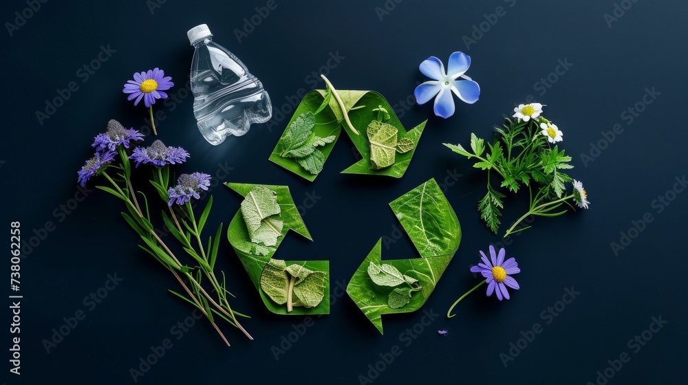 Recyclable vs non recyclable items infographic with detailed labels and ...