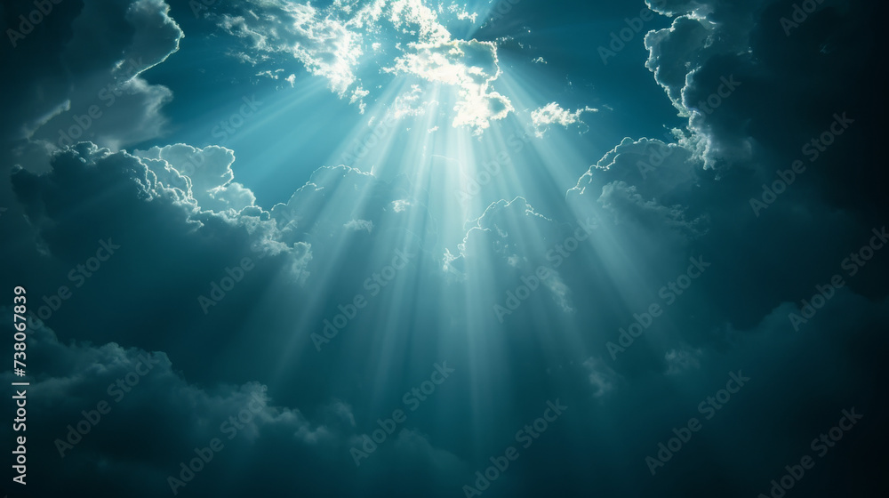 God light in heaven symbolizing divine presence, truth, spiritual ...