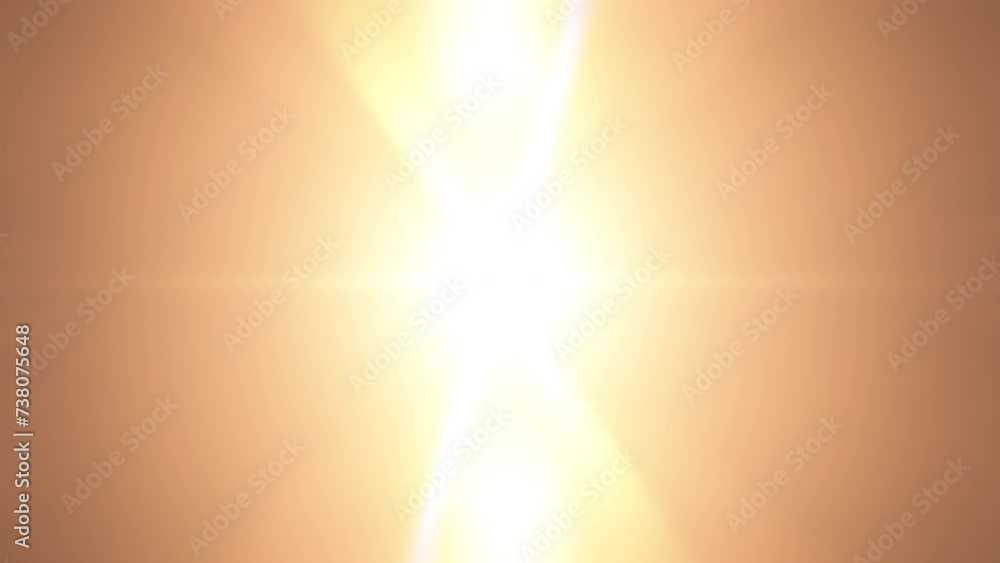Abstract loop orange blue optical lens flares burst shine light ...