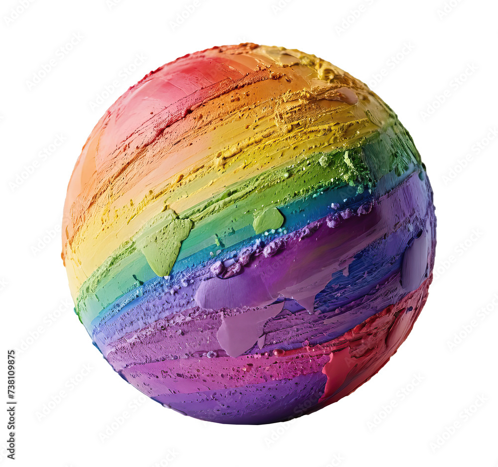 lgbt planet isolated on transparent background, element for design ...