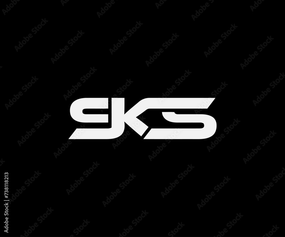 sks logo Stock Vector | Adobe Stock