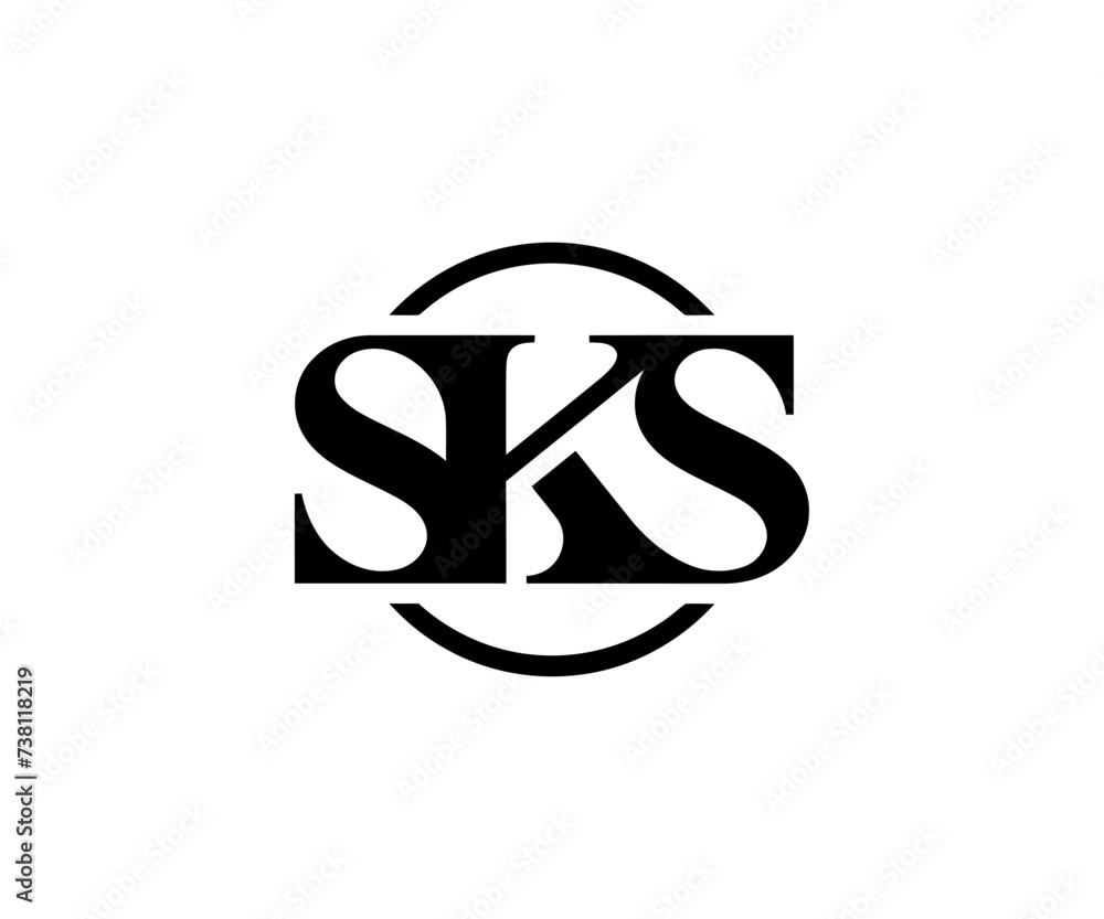 sks logo Stock Vector | Adobe Stock
