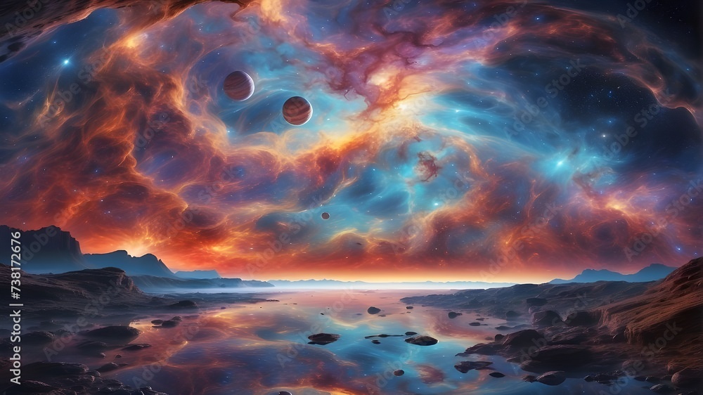 Abstract Art Reflecting the Wonders of the Universe, Exploring the ...