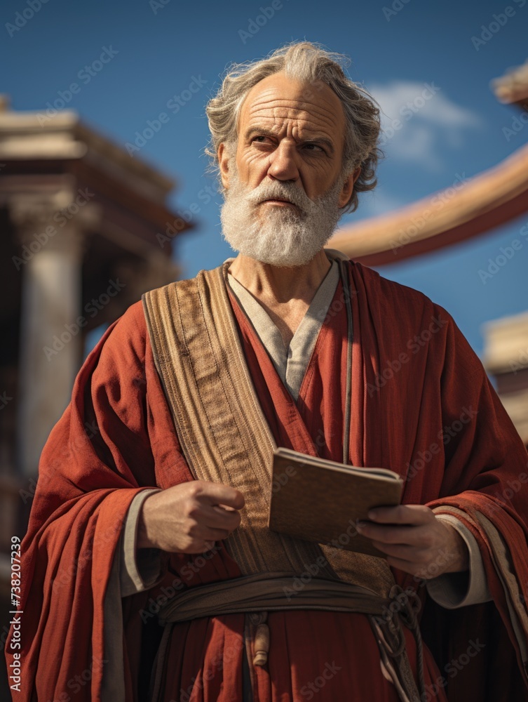 Aristotle: greek philosopher, polymath of classical period, ancient ...