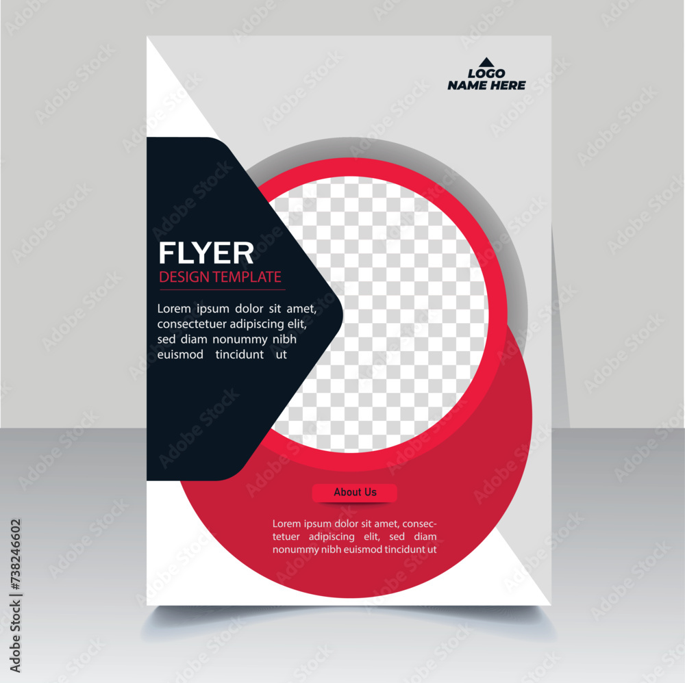 Minimal brochure layout and modern report business flyers poster ...