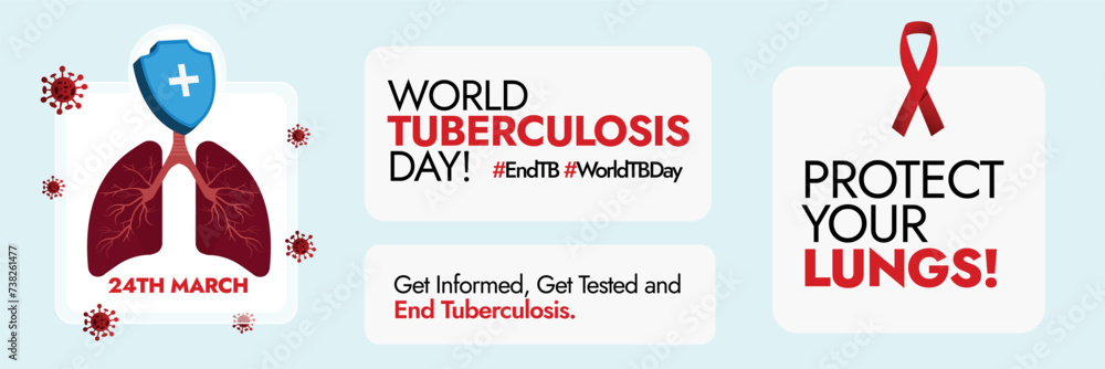 World Tuberculosis day. 24 march World TB day celebration social media ...