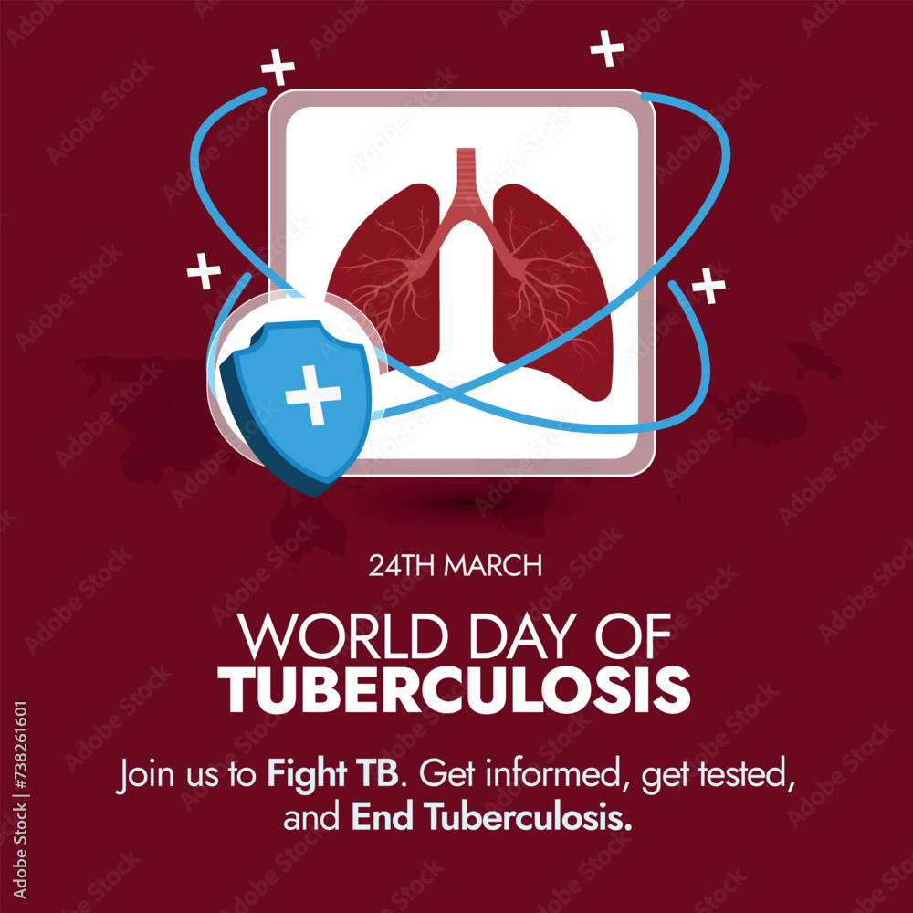 World Tuberculosis day. March 24th, World Tb day awareness, celebration ...