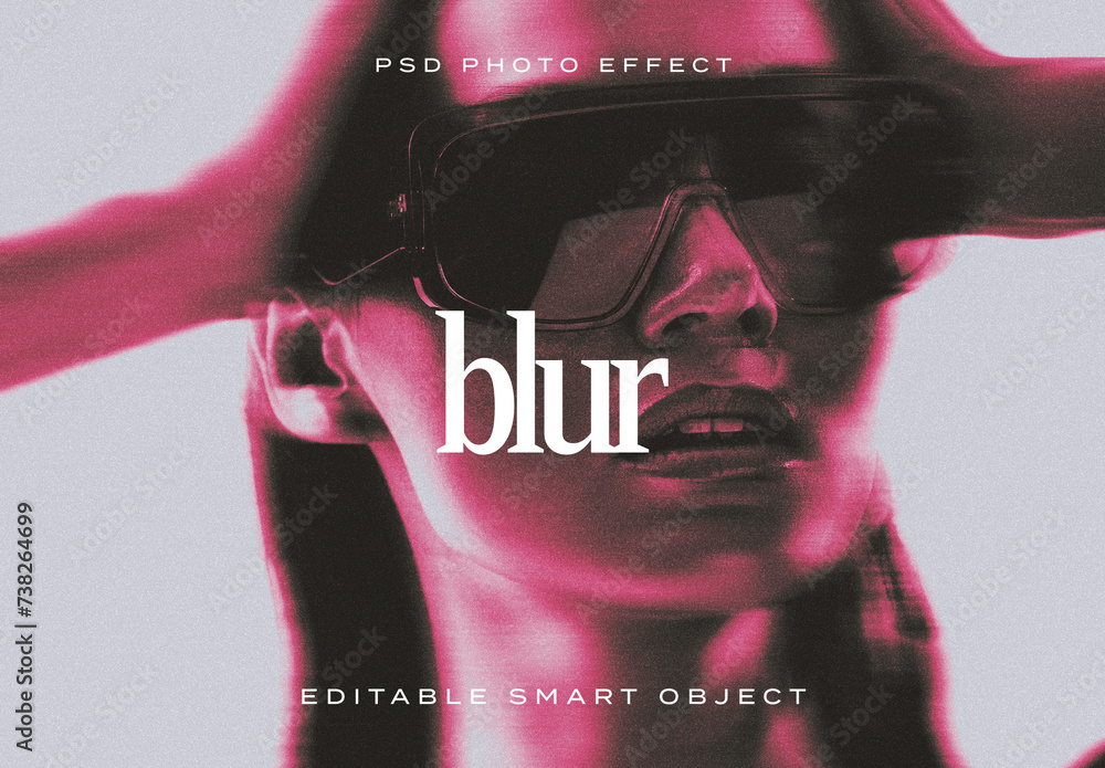 Color Blur Photo Effect Stock Template | Adobe Stock
