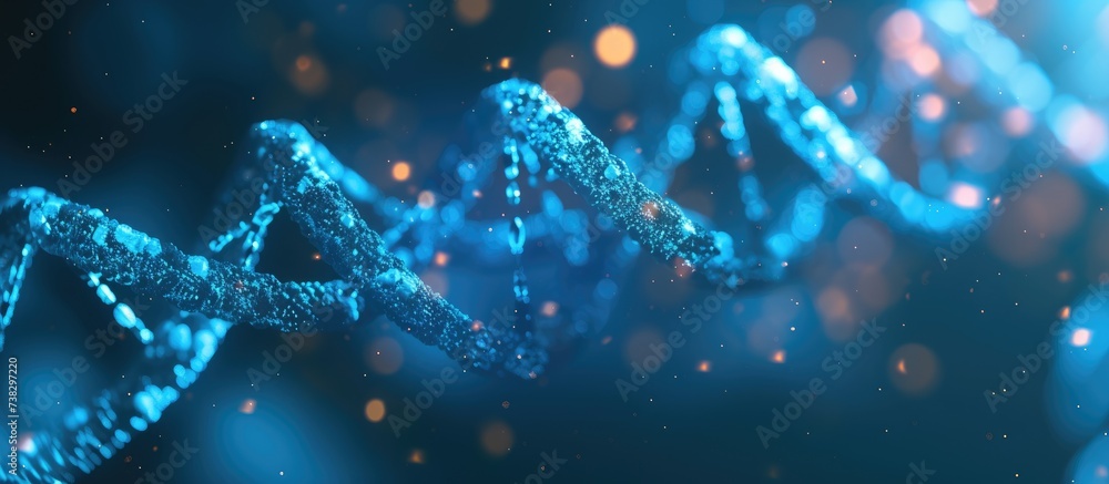 Dna Chain Analysis For Gene Research Mutations And Genetic Diseases Modifying Cells Through