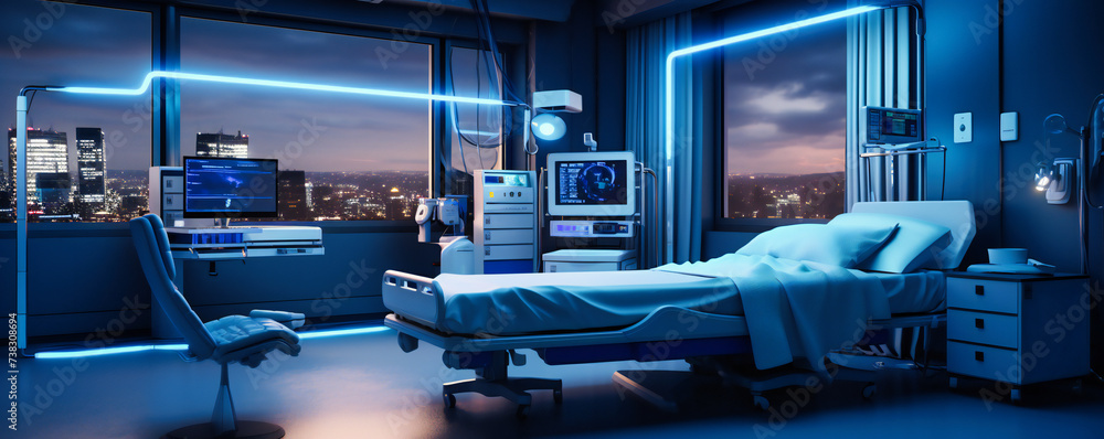 Clinical Room Ready for Recovery: A Hospital Ward Equipped for Patient ...