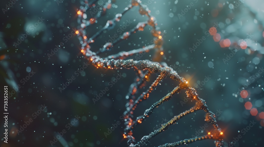 Exploring Genetic Frontiers: 3D Visual DNA Helix – Unraveling Medical ...
