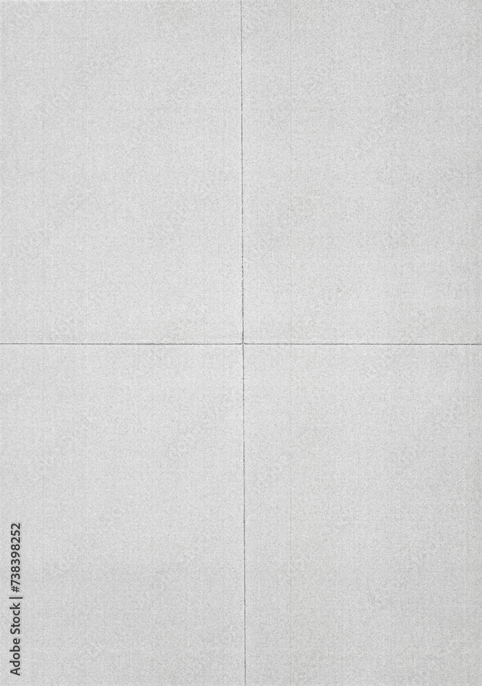 high res paper surface scan, texture of half folded black toner paper ...