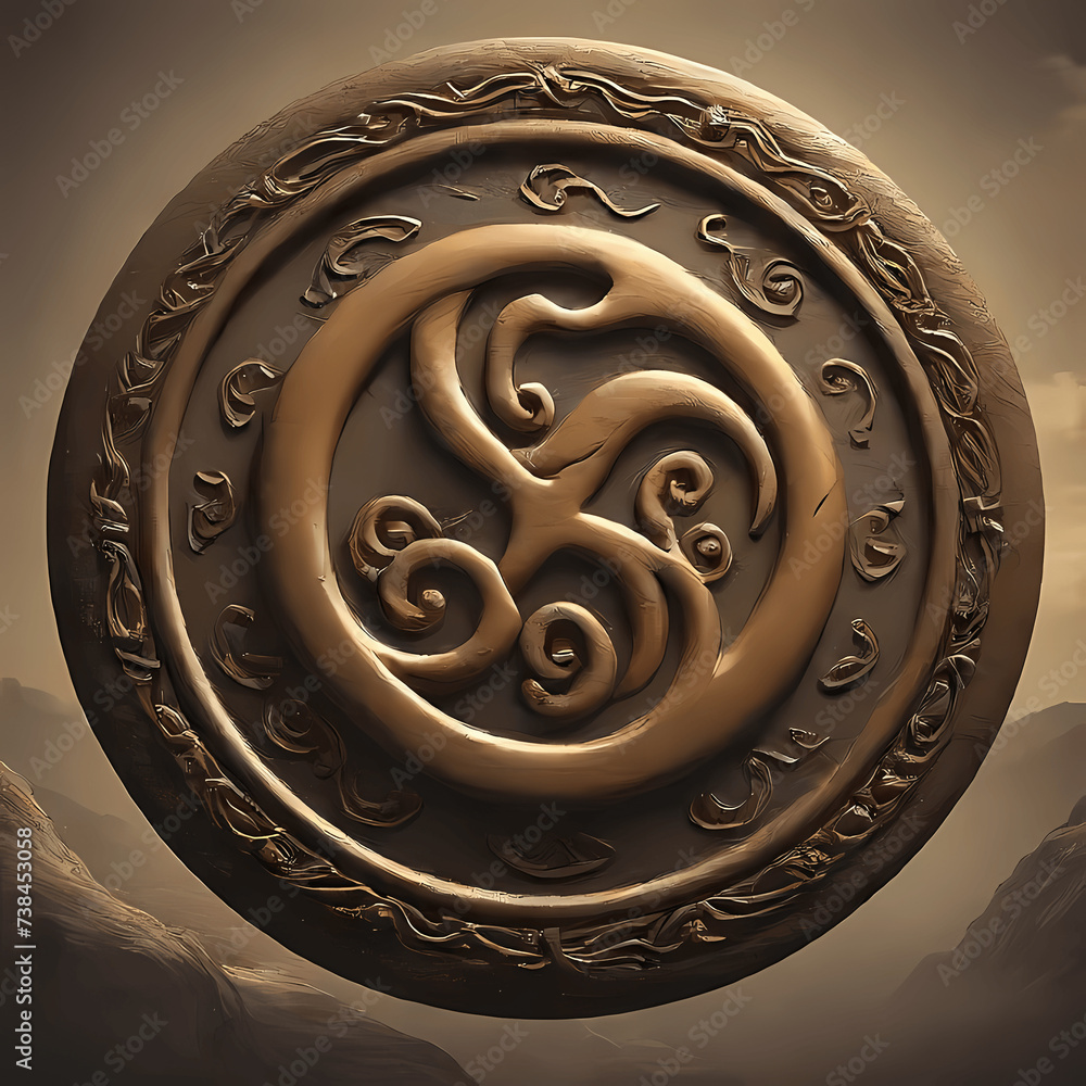Celtic symbol, Triskelion, an ancient symbol representing spiruality ...