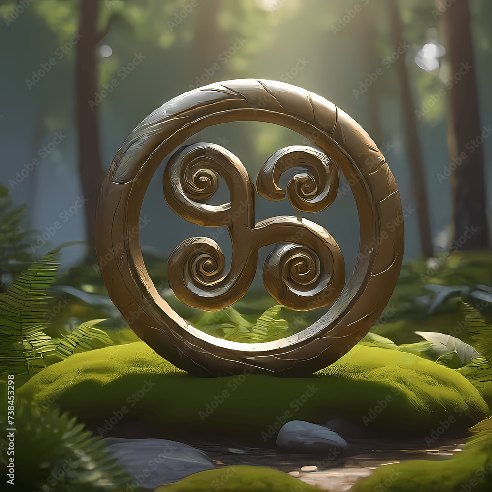 Celtic symbol, Triskelion, an ancient symbol representing spiruality ...