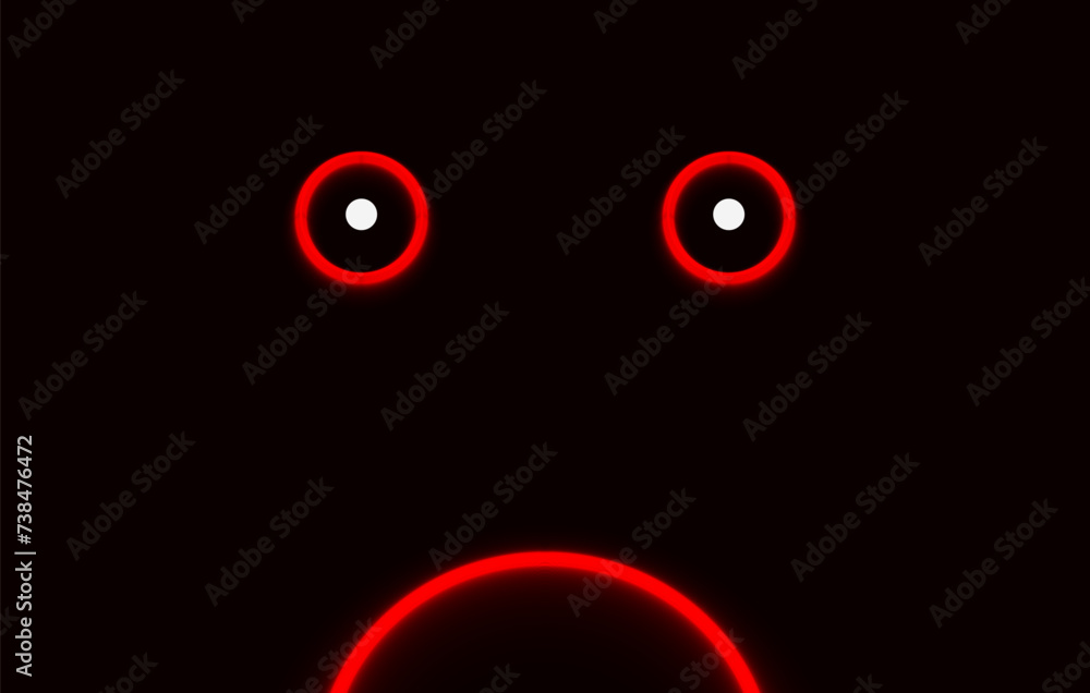 red sad face, building block brick toy emoji icon, Simple emotion happy ...