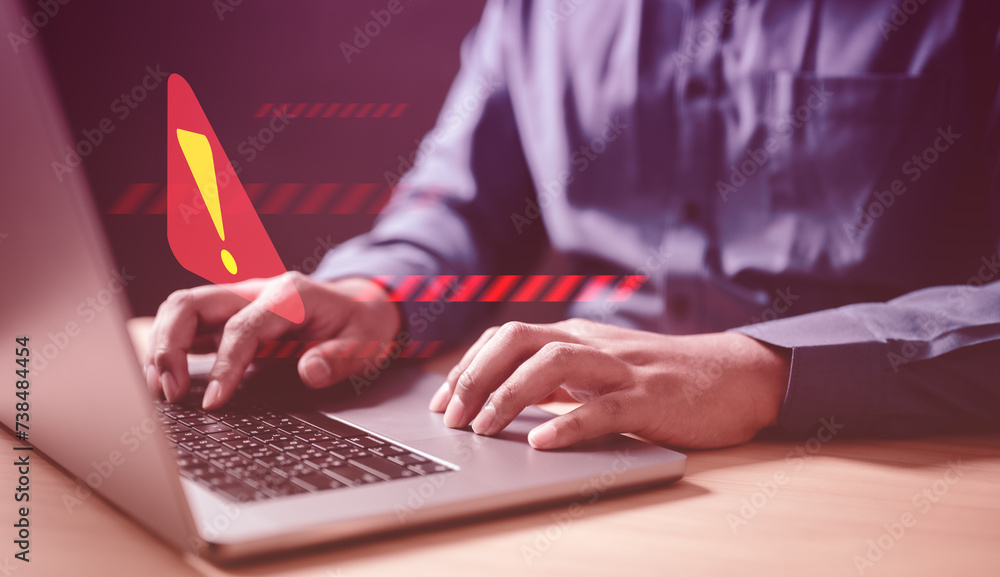 cyberspace, warning, alert, security, danger, technology, system, cyber ...