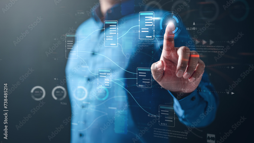 dashboard, database, management, system, technology, information ...