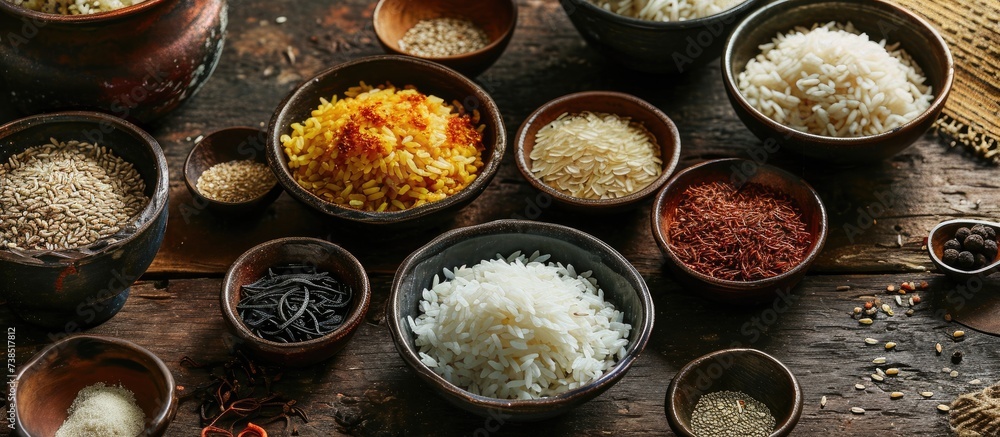 The diverse category of rice dishes showcases rice as a central ...