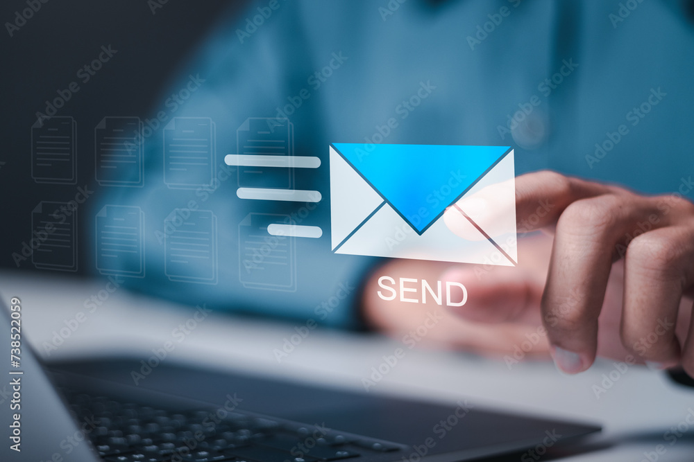 Email marketing concept. Direct selling projects in business List of ...