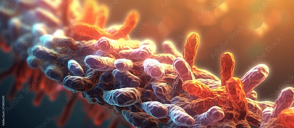 The anatomical structure of a Basil bacterial cell when magnified using ...