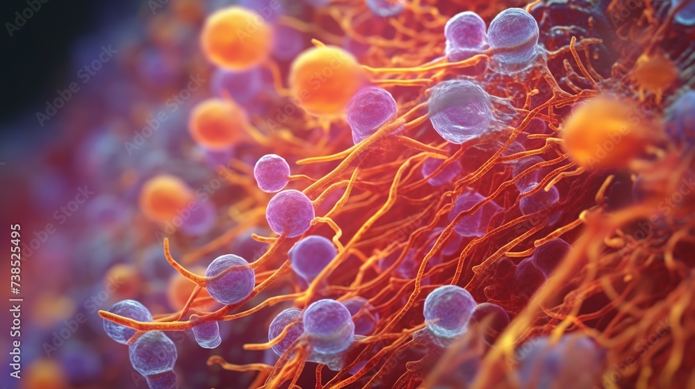 The anatomical structure of a Basil bacterial cell when magnified using ...