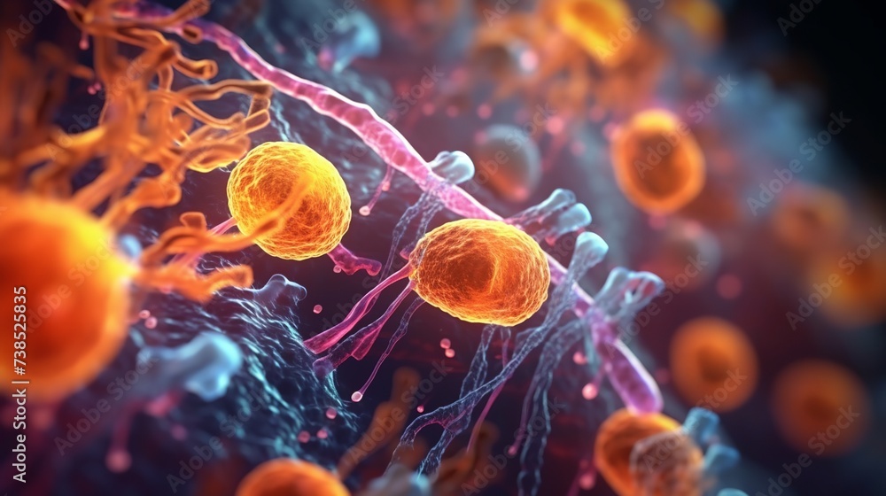 The anatomical structure of a Basil bacterial cell when magnified using ...