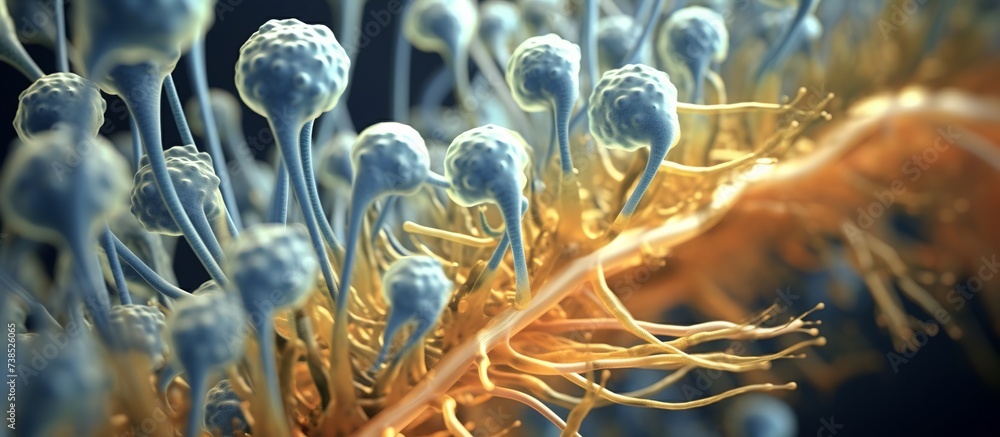 The anatomical structure of a Basil bacterial cell when magnified using ...