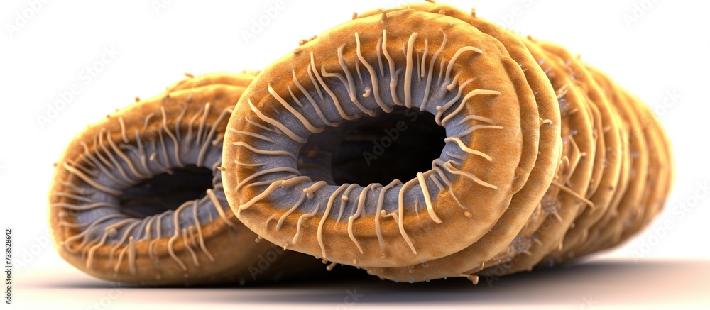 The anatomical structure of a Basil bacterial cell when magnified using ...
