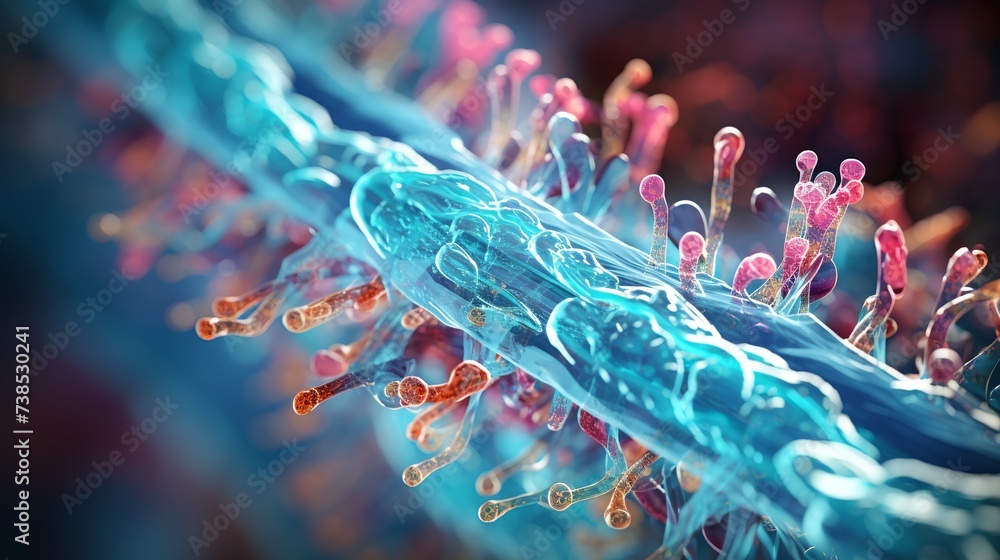The anatomical structure of a Basil bacterial cell when magnified using ...